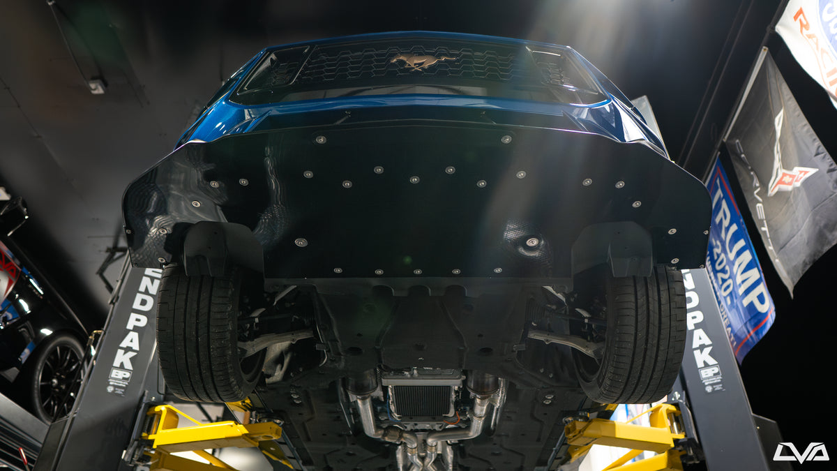 LVA 2024+ Ford Mustang S650 V.1 Front Splitter - LiquiVinyl Aerodynamics