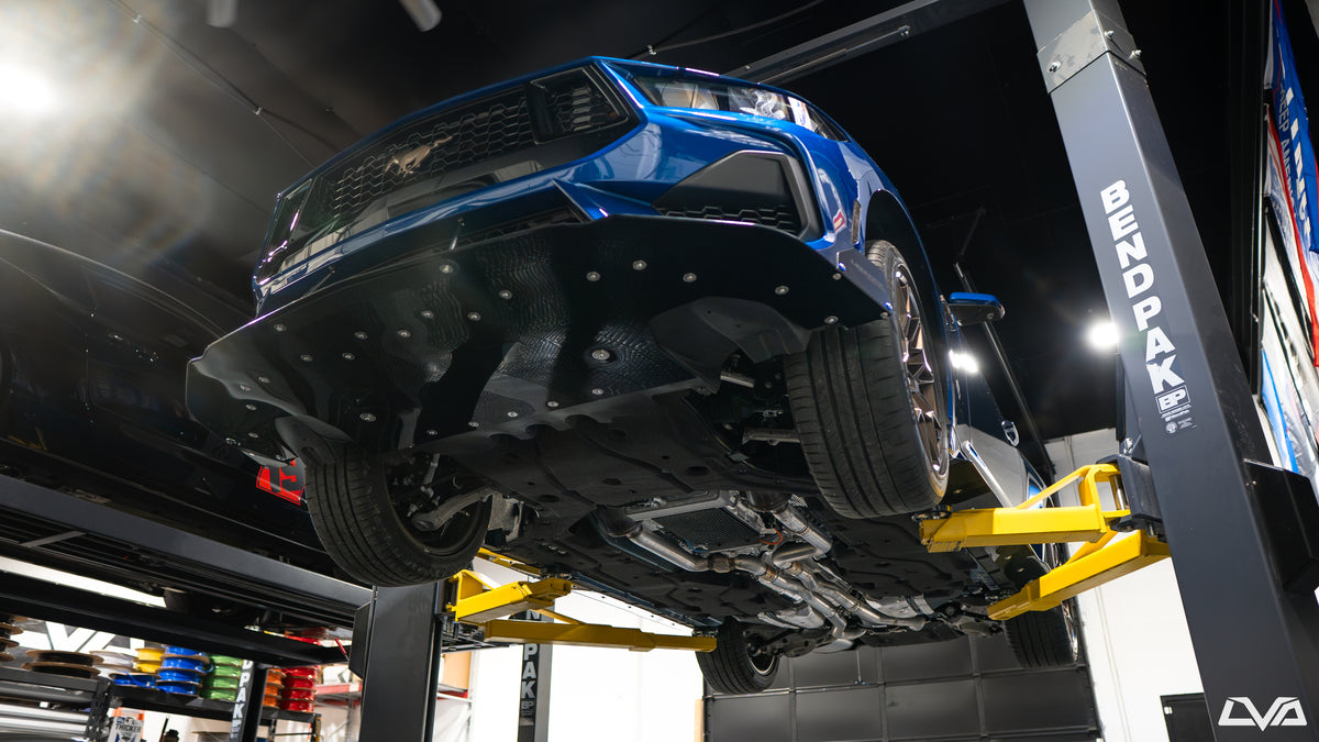 LVA 2024+ Ford Mustang S650 V.1 Front Splitter - LiquiVinyl Aerodynamics