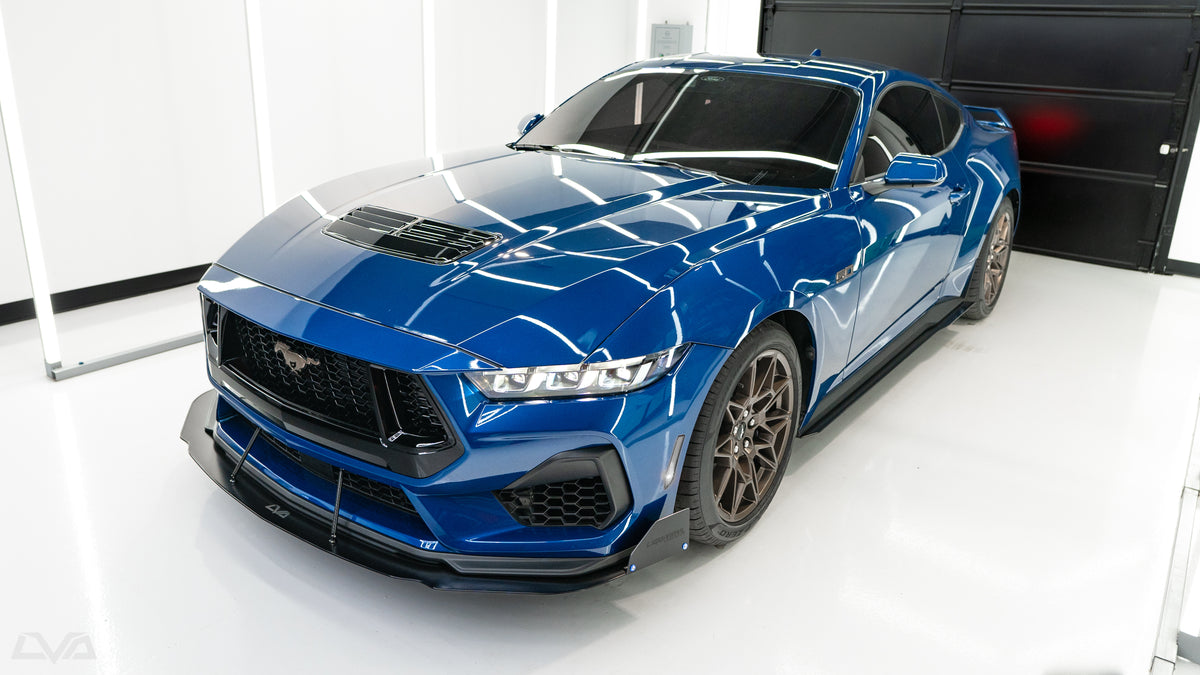 LVA 2024+ Ford Mustang S650 V.1 Front Splitter - LiquiVinyl Aerodynamics