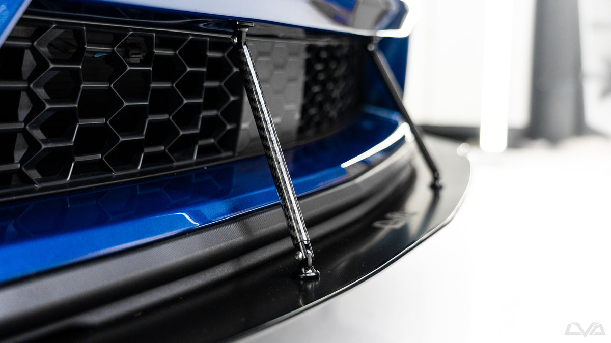 LVA 2024+ Ford Mustang S650 V.1 Front Splitter - LiquiVinyl Aerodynamics