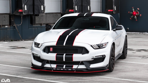 2015-2020 Shelby GT350 Front Splitter - LVA - LiquiVinyl Aerodynamics